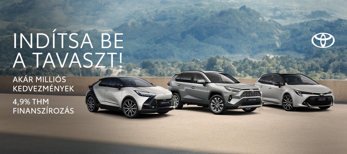 Toyota autók - Modellek, árak és ajánlatok