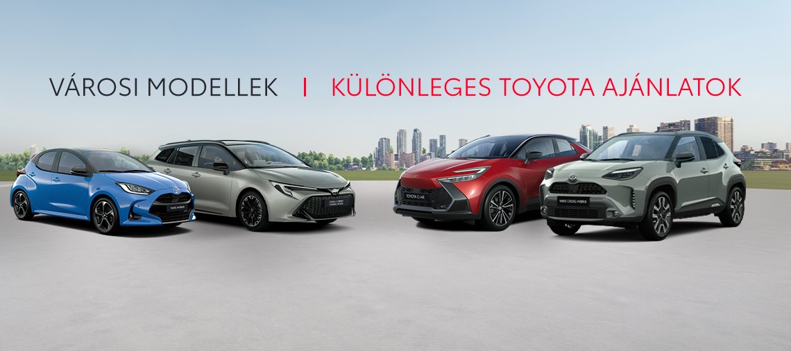 Toyota autók - Modellek, árak és ajánlatok